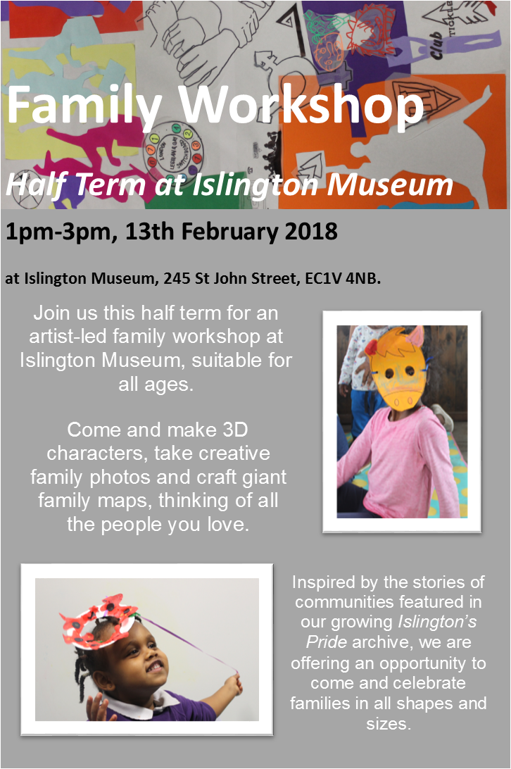 Half Term: Family Day! – Friends of Islington Museum
